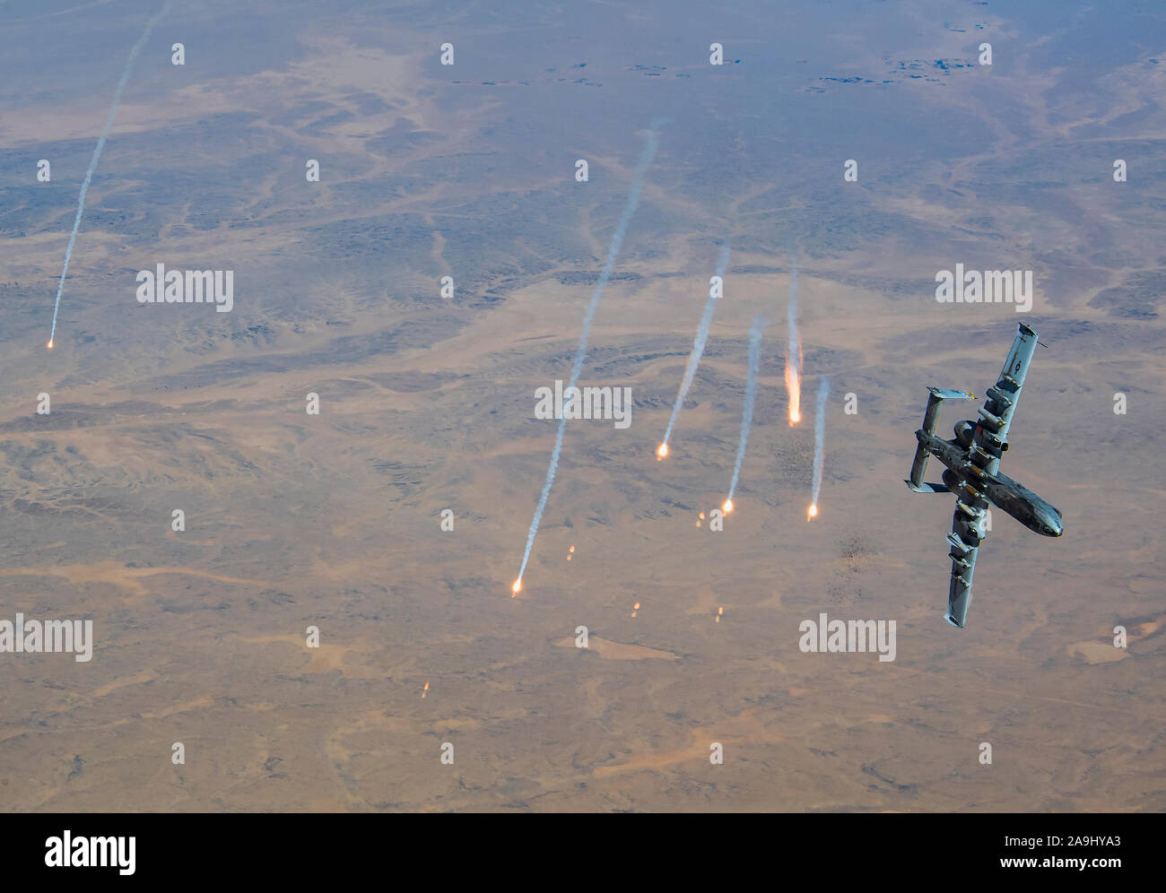 A U.S. Air Force A-10 Thunderbolt II from the 303rd Expeditionary ...