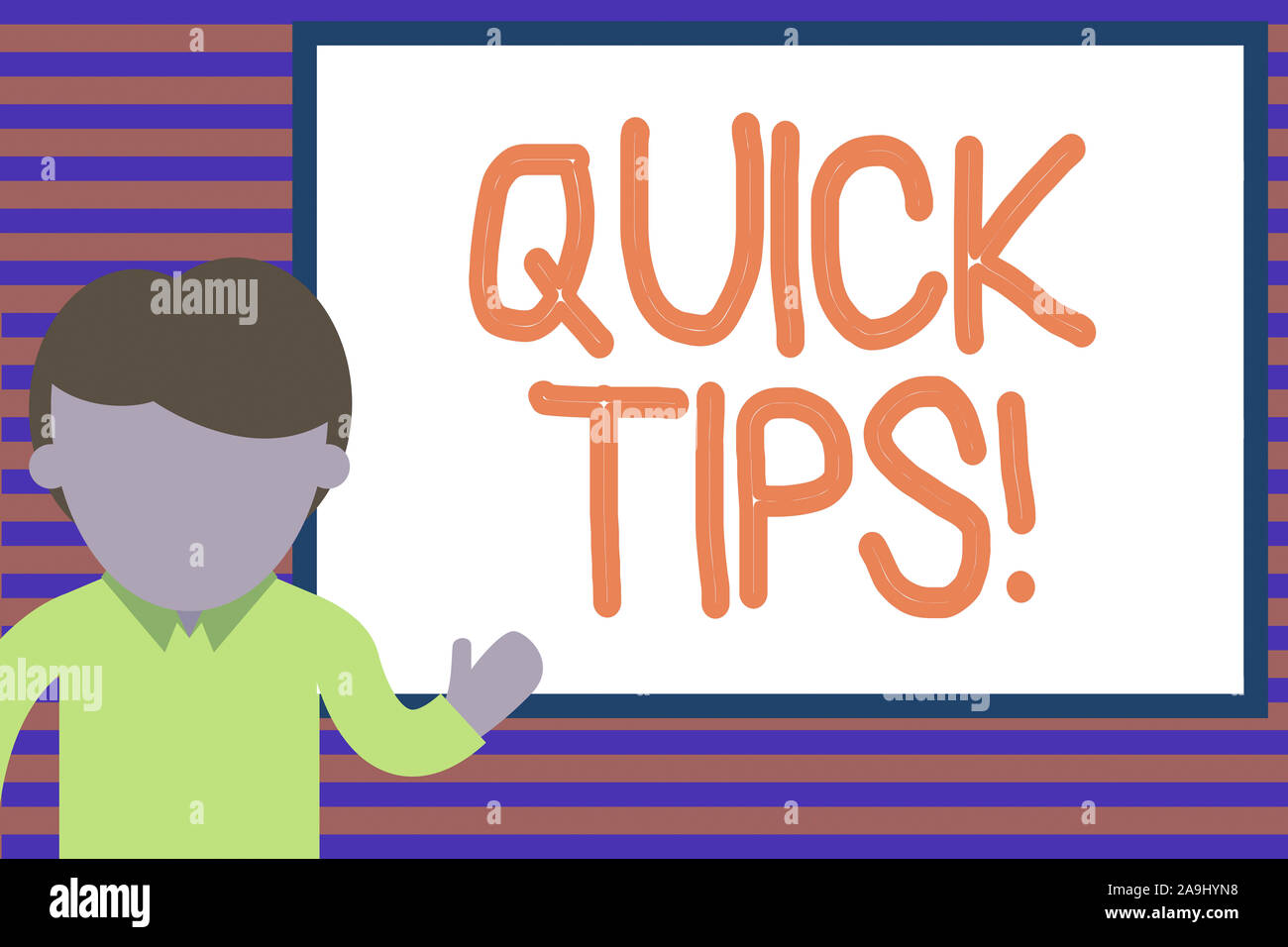 Text sign showing Quick Tips. Business photo text small but ...