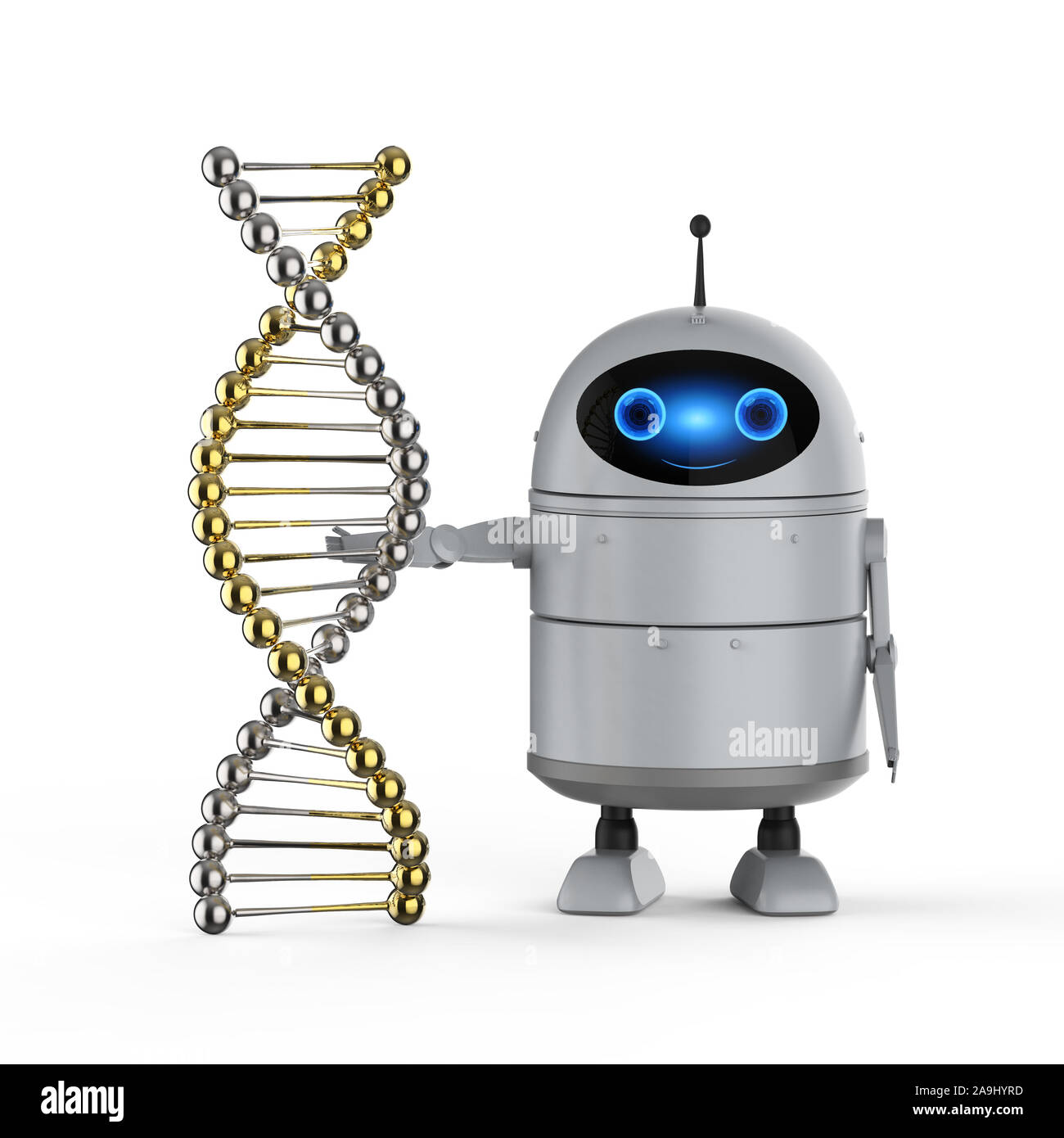 Medical technology concept 3d rendering android robot or artificial ...