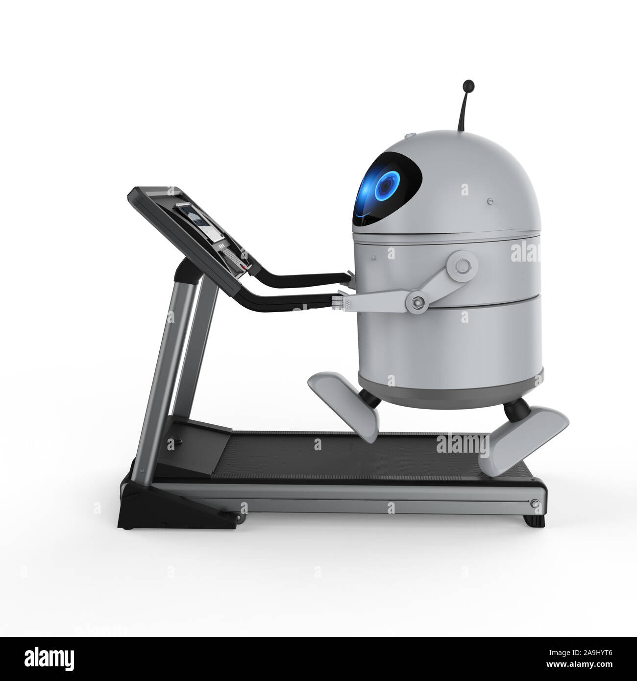 3d rendering android robot or artificial intelligence robot on ...