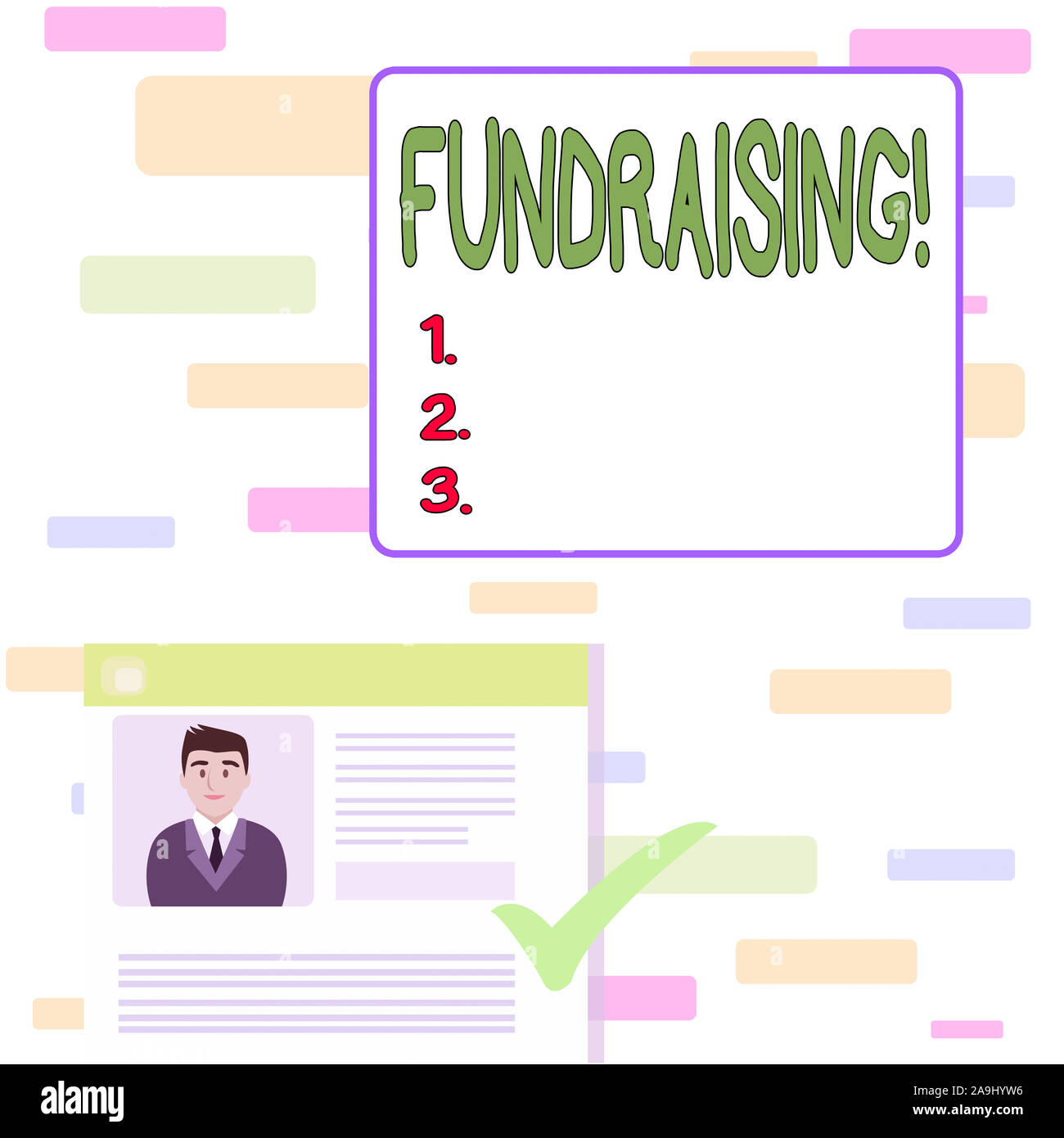 Writing note showing Fundraising. Business concept for seeking to ...
