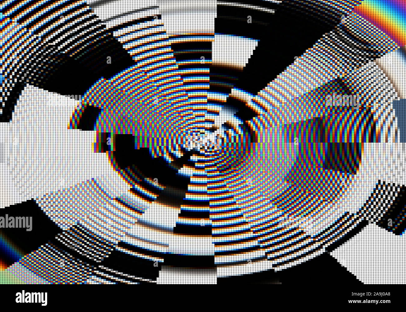 Abstract background with tv grid setting style Stock Photo - Alamy