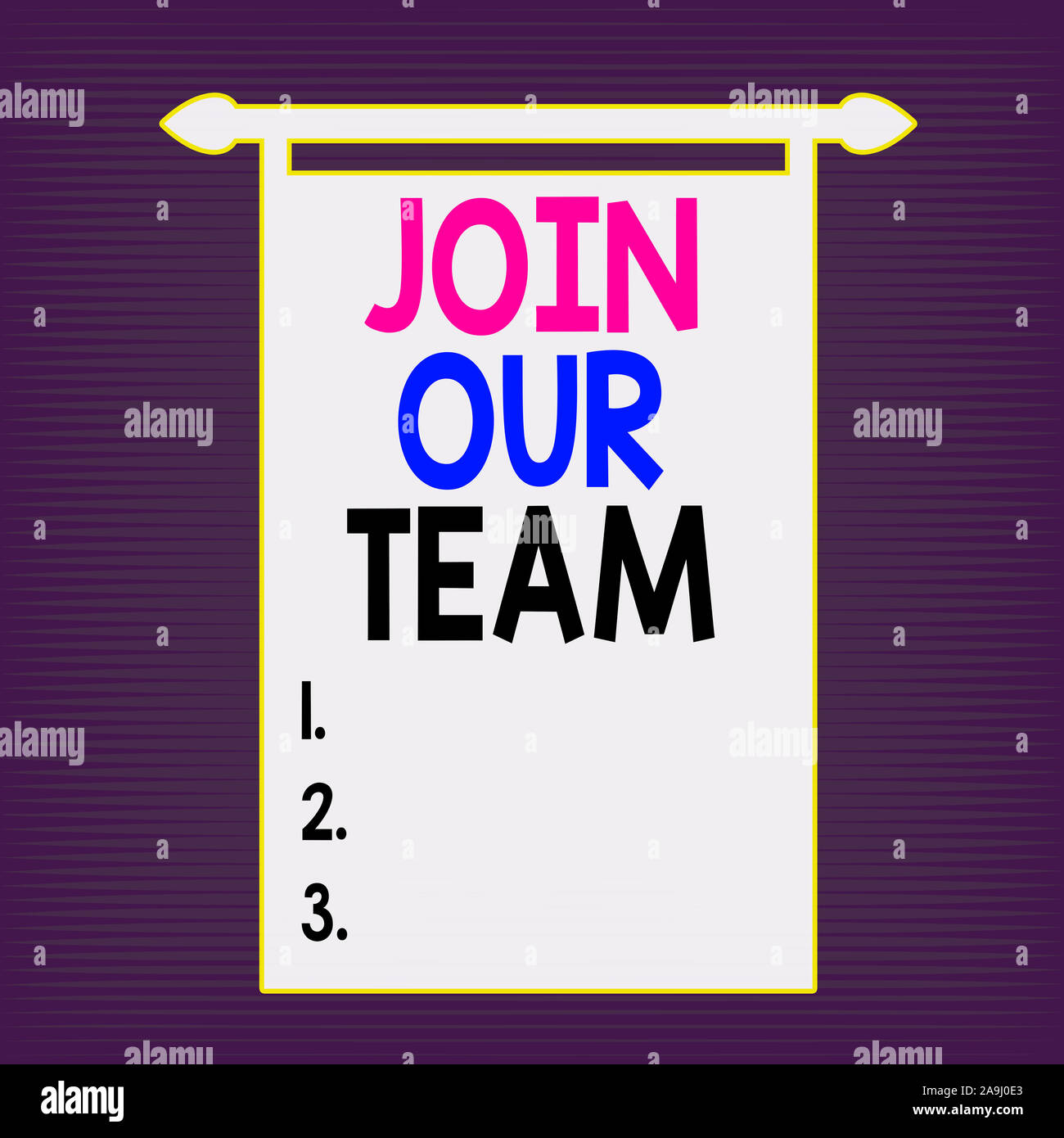 Writing note showing Join Our Team. Business concept for inviting ...