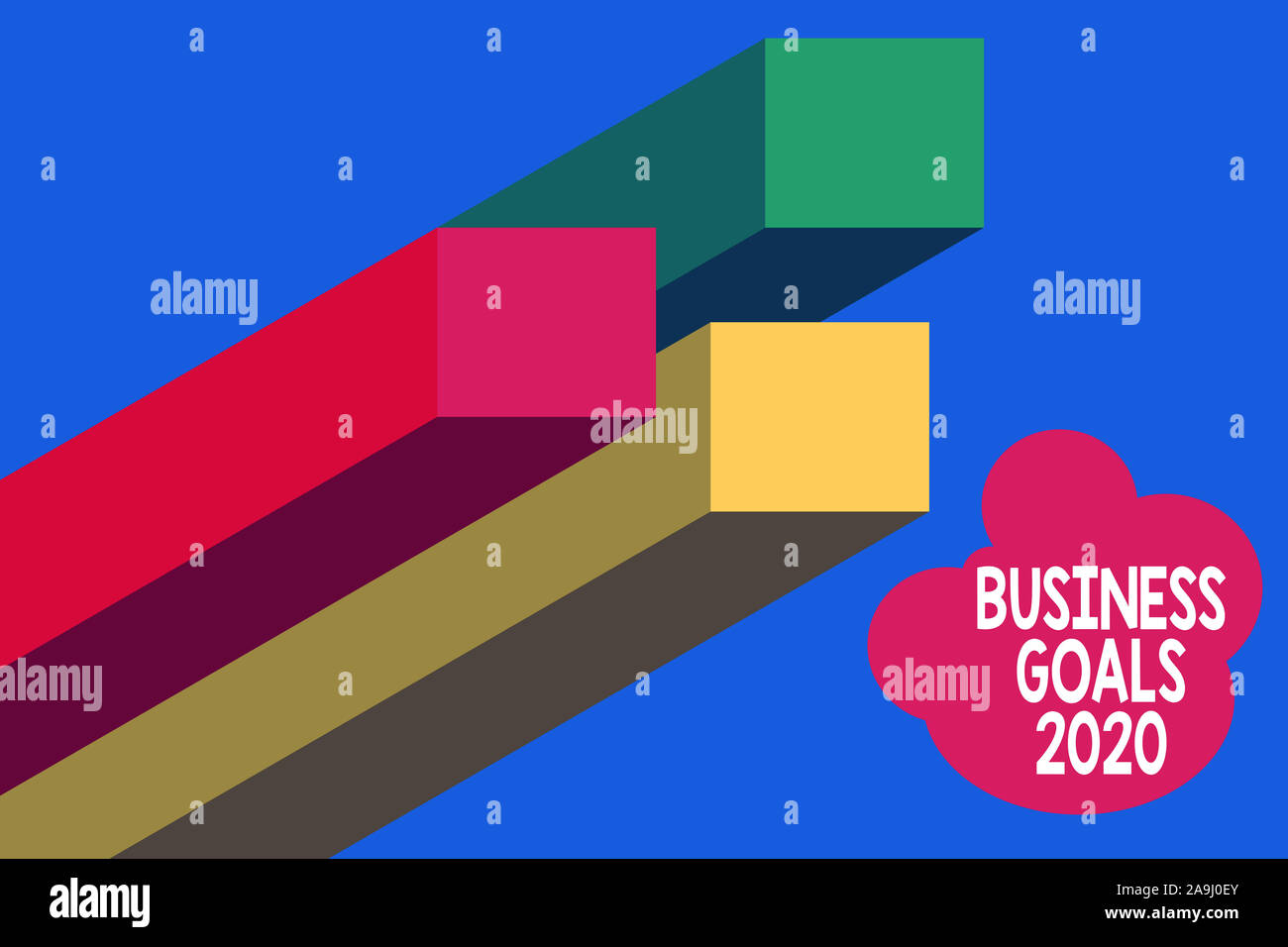 Target achievement mission bar chart hi-res stock photography and ...