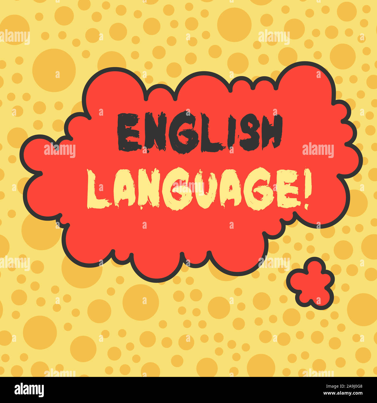 Conceptual hand writing showing English Language. Concept meaning third ...