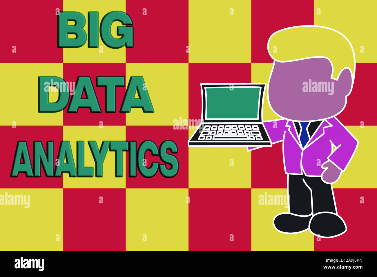 Handwriting Text Writing Big Data Analytics Conceptual Photo The Process Of Examining Large And