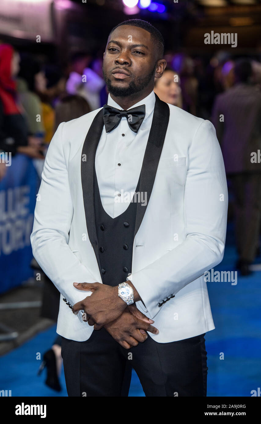 London, UK. 14th Nov, 2019. Rapman attends the World Premiere of the ...