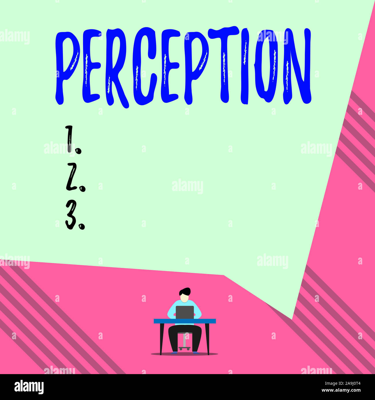 Text sign showing Perception. Business photo showcasing individuals ...