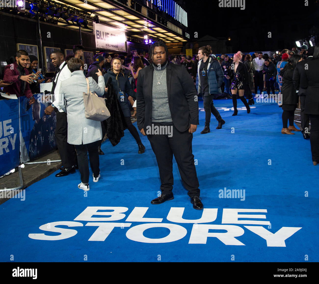 London, UK. 14th Nov, 2019. Kadeem Ramsay attends the World Premiere of ...