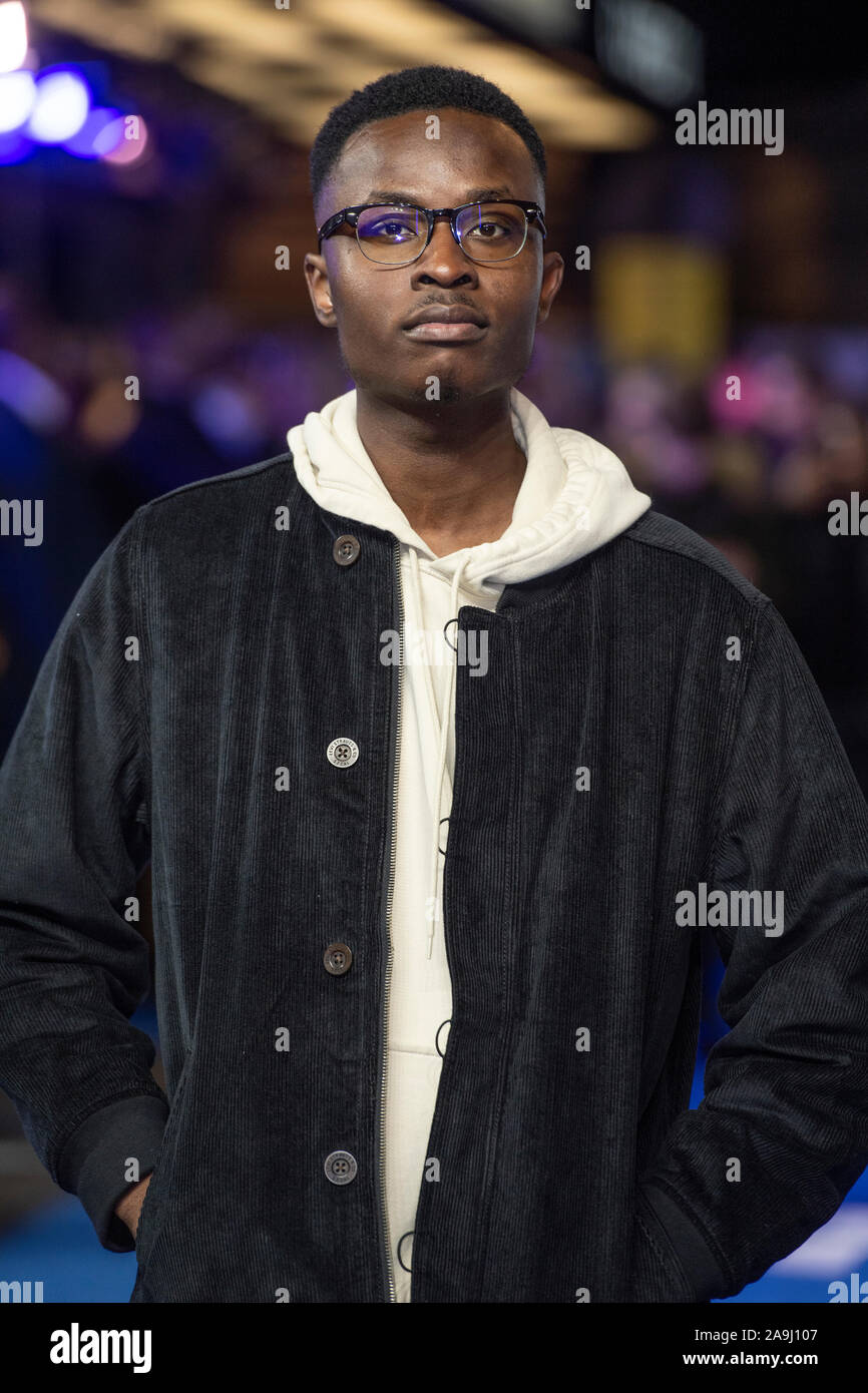 London, UK. 14th Nov, 2019. Eman Kellam attends the World Premiere of ...