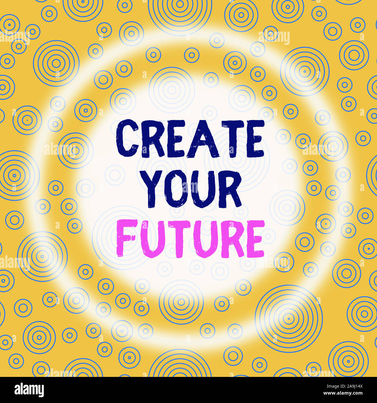 Handwriting text writing Create Your Future. Conceptual photo Set ...