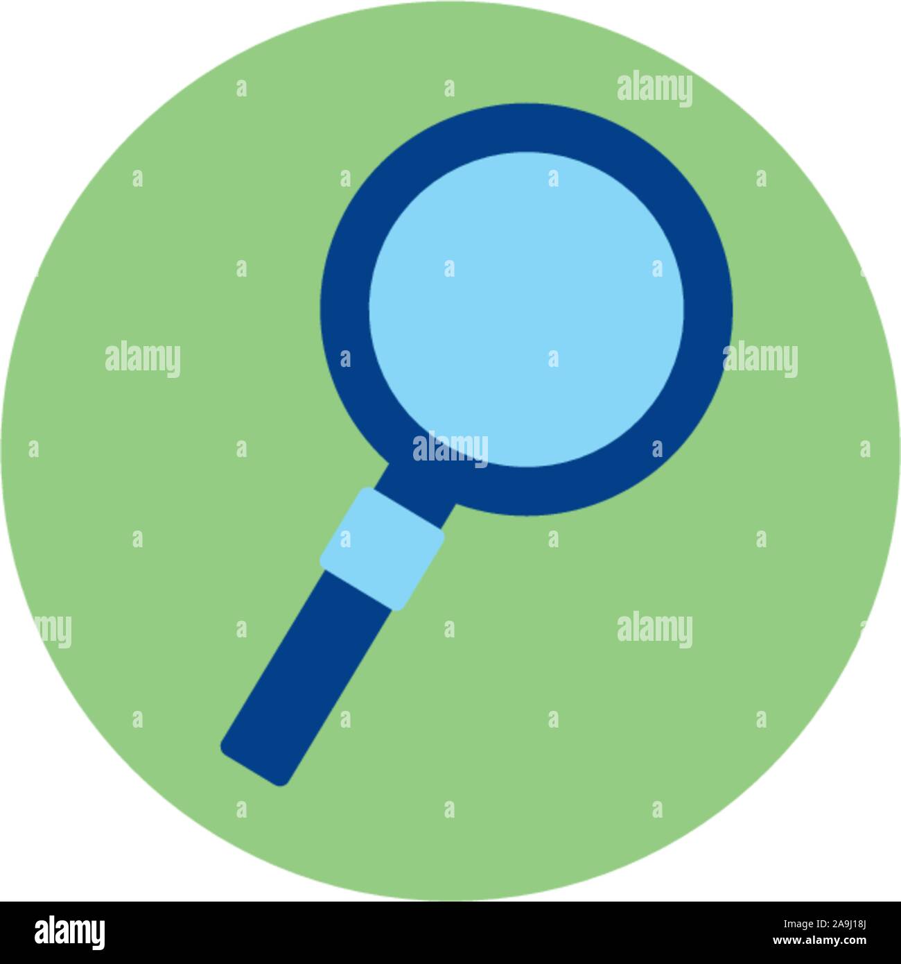 Isolated lupe icon block vector design Stock Vector Image & Art - Alamy