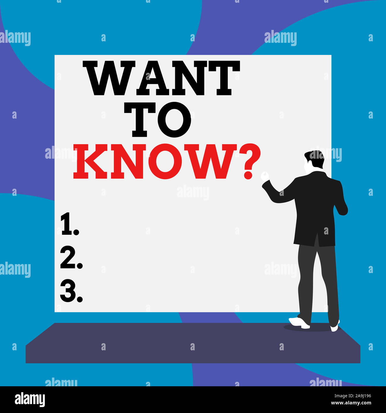 Conceptual hand writing showing Want To Know Question. Concept meaning ...