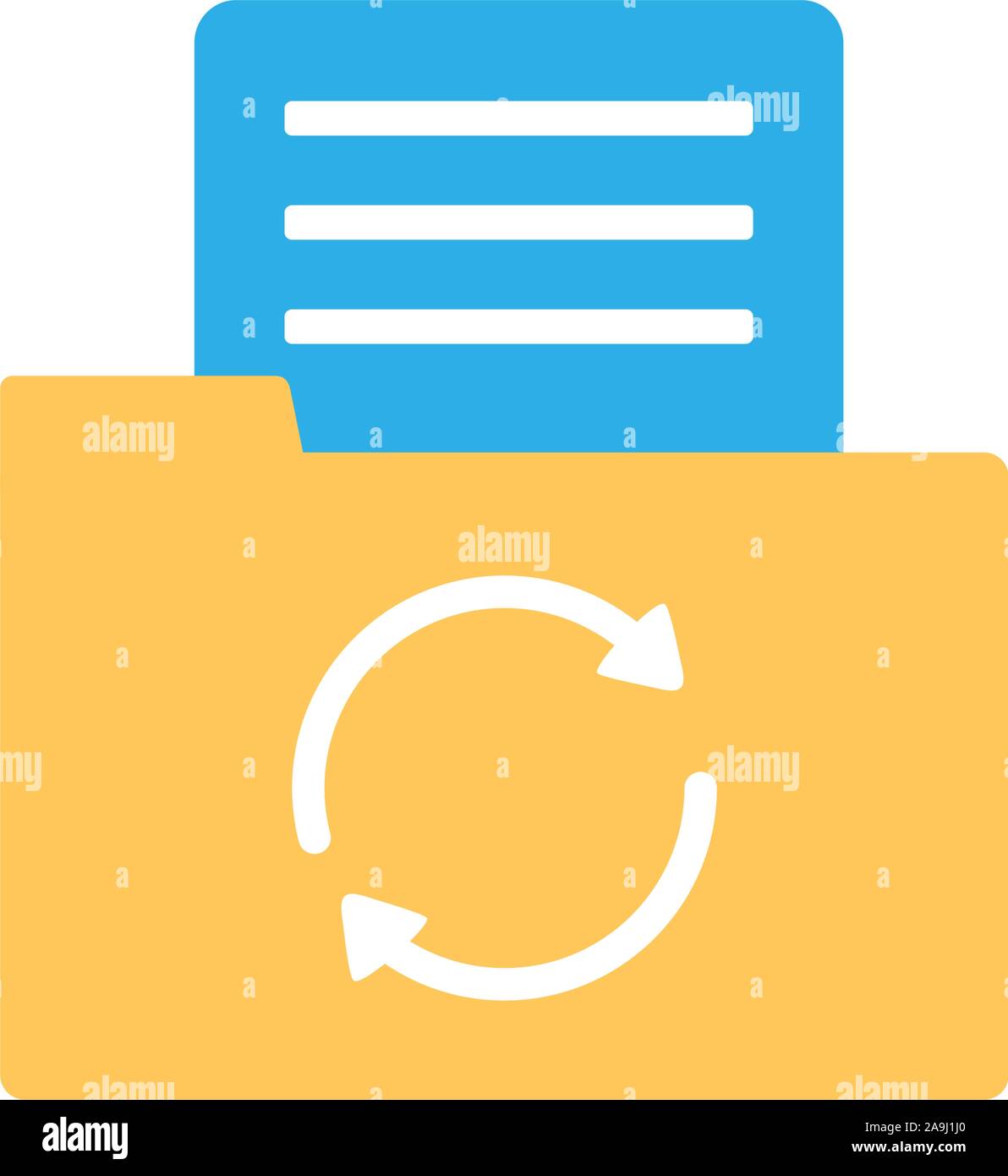 Isolated document and file flat vector design Stock Vector Image & Art ...