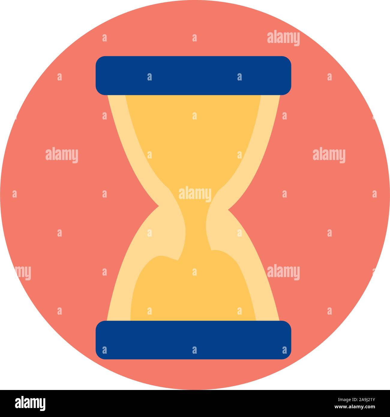 Isolated sand hourglass icon block vector design Stock Vector Image ...