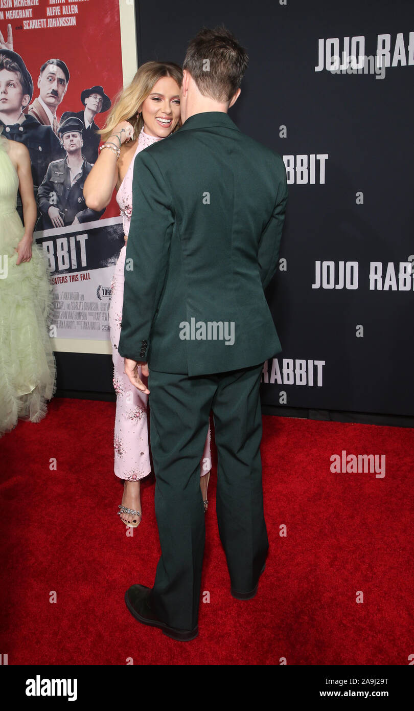 Premiere Of Fox Searchlights' "Jojo Rabbit" Featuring: Scarlett ...