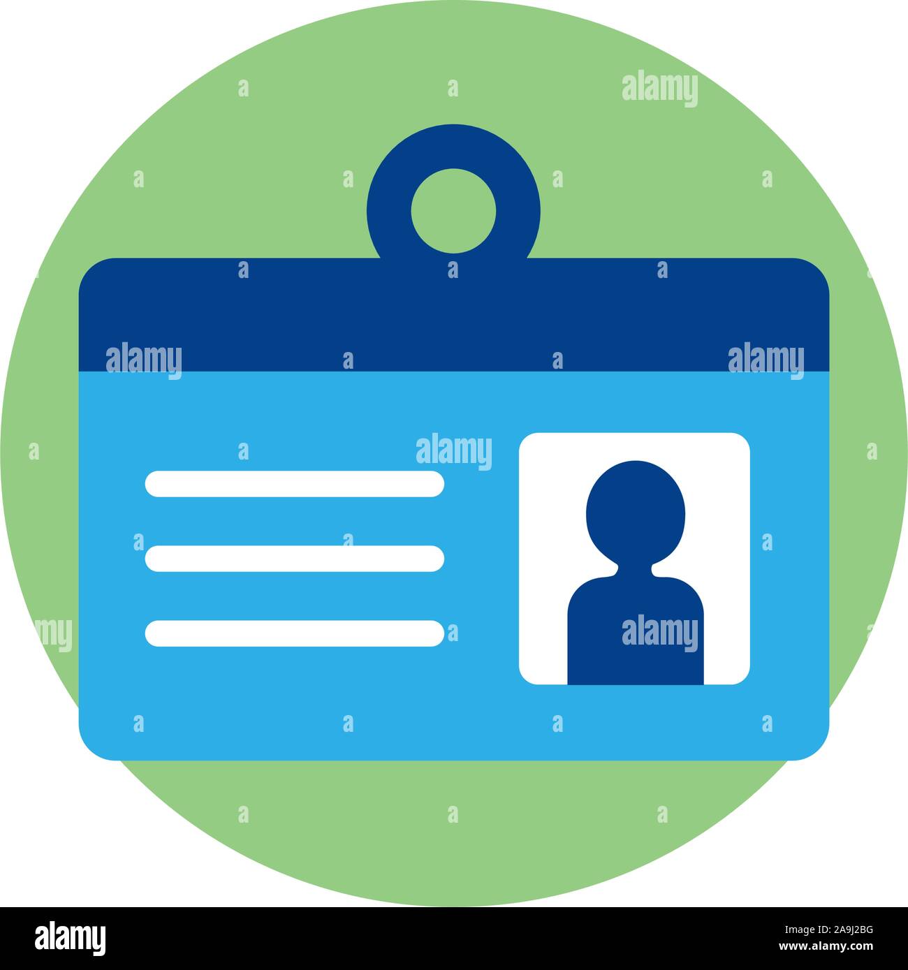 Isolated business id card icon block vector design Stock Vector Image ...