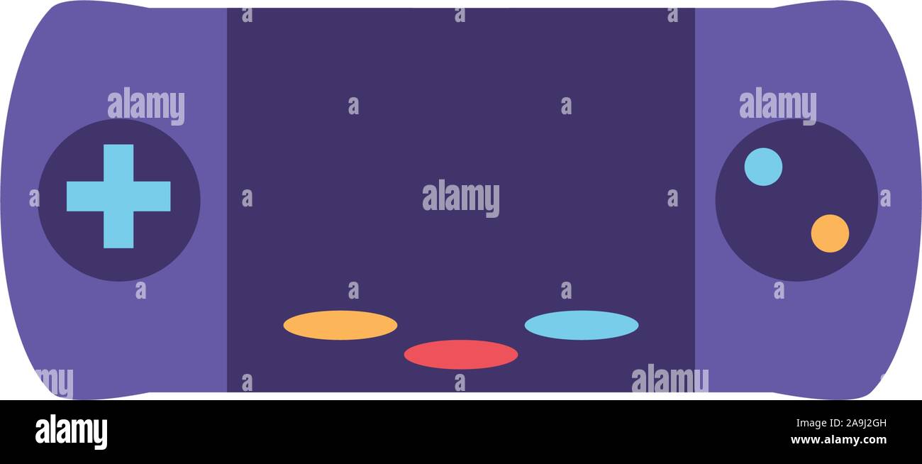 videogame console on white background vector illustration design Stock ...