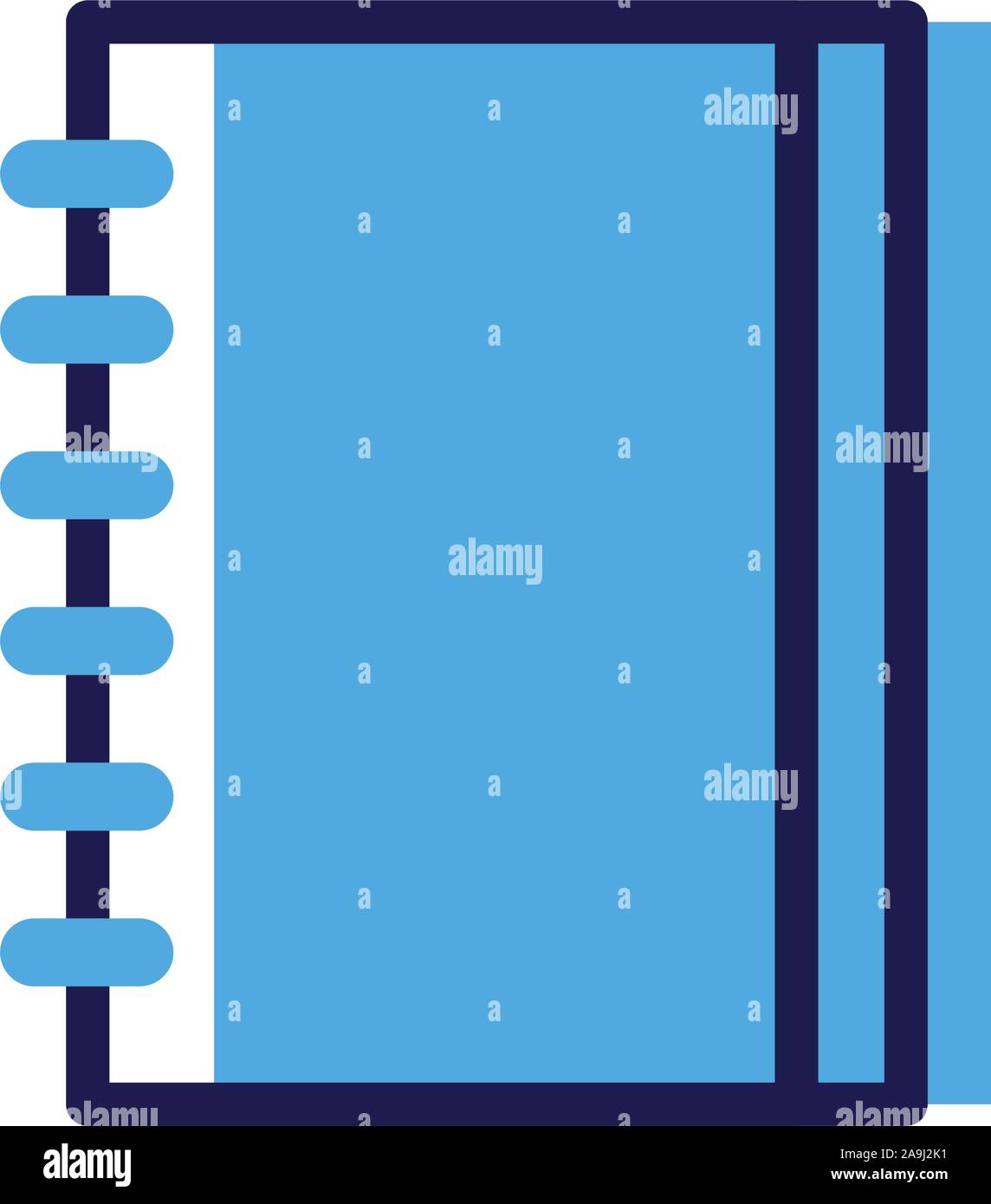 closed book on white background vector illustration design Stock Vector ...