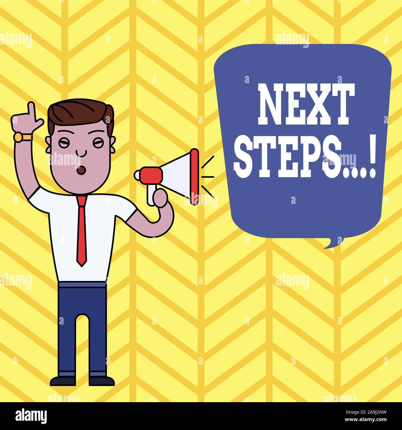 Handwriting text writing Next Steps. Conceptual photo something you do ...