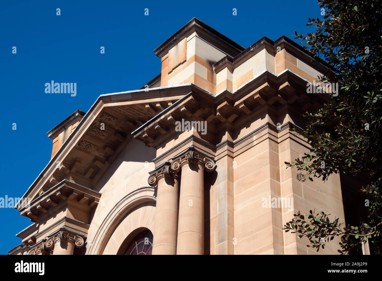 Sydney Australia, facade of the Mitchell Building of the State Library ...