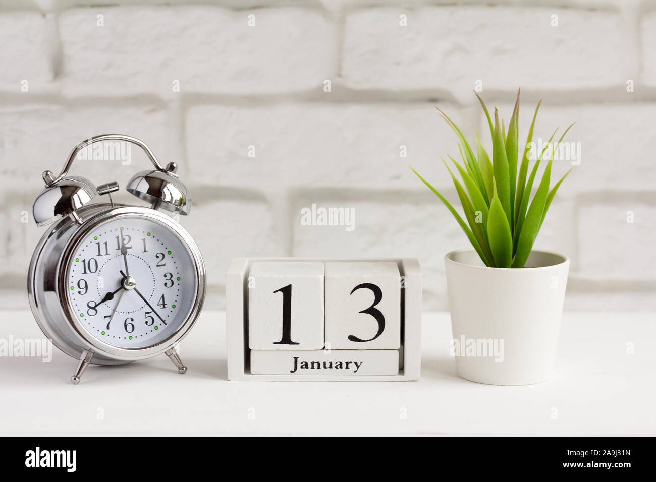 January 13, thirteenth of January, calendar date, festive event or ...