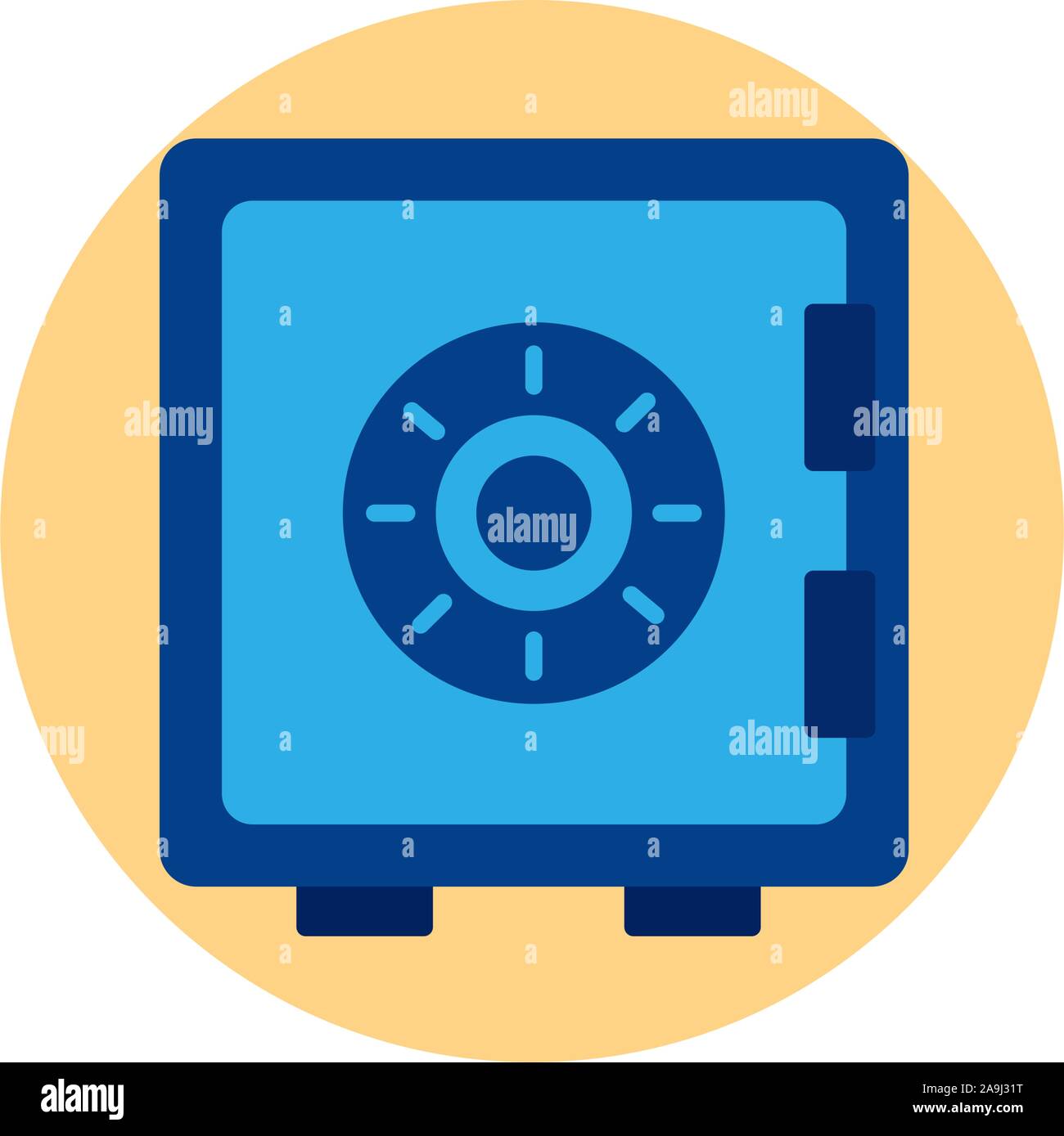Isolated strongbox icon block vector design Stock Vector Image & Art ...