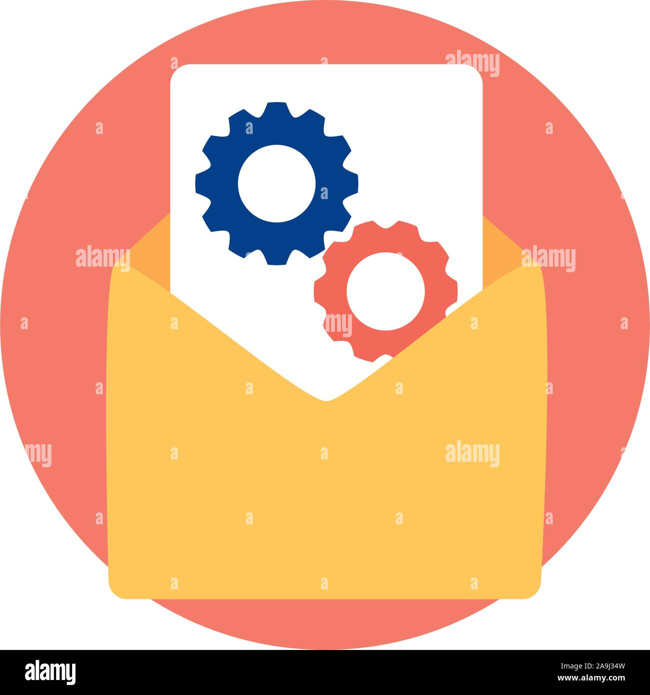 Isolated envelope icon block vector design Stock Vector Image & Art - Alamy