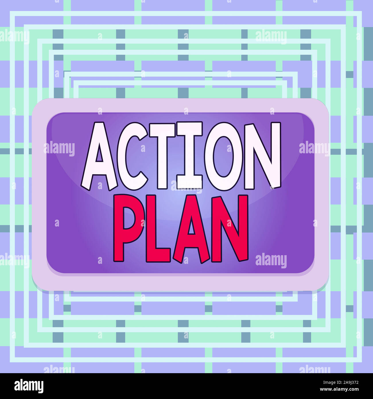 Text sign showing Action Plan. Business photo text detailed plan ...