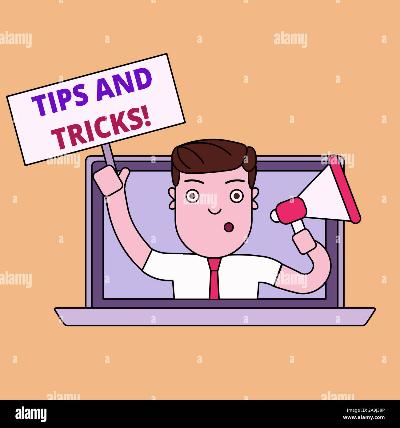 Writing note showing Tips And Tricks. Business concept for means piece ...