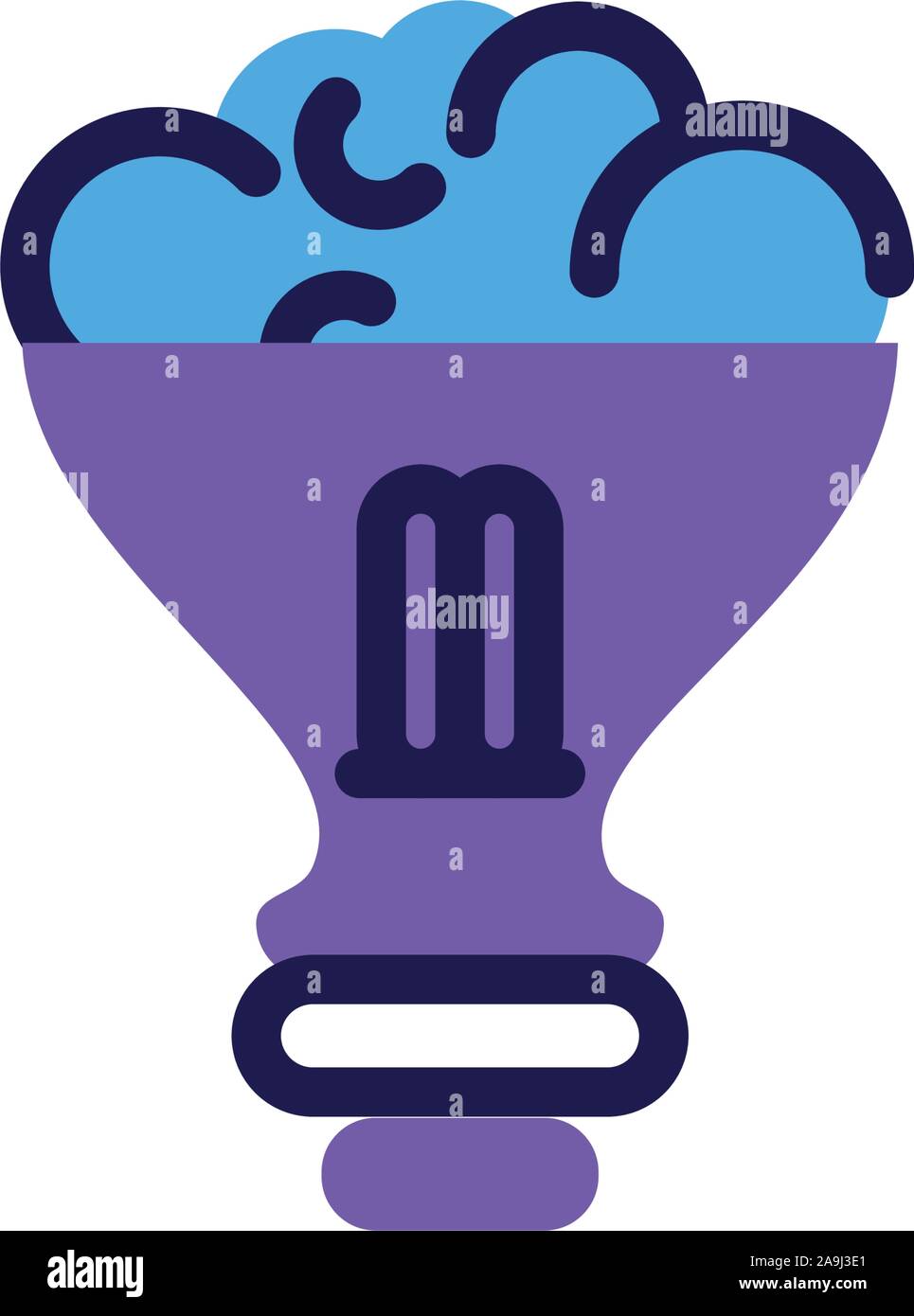 light bulb off in white background vector illustration design Stock ...