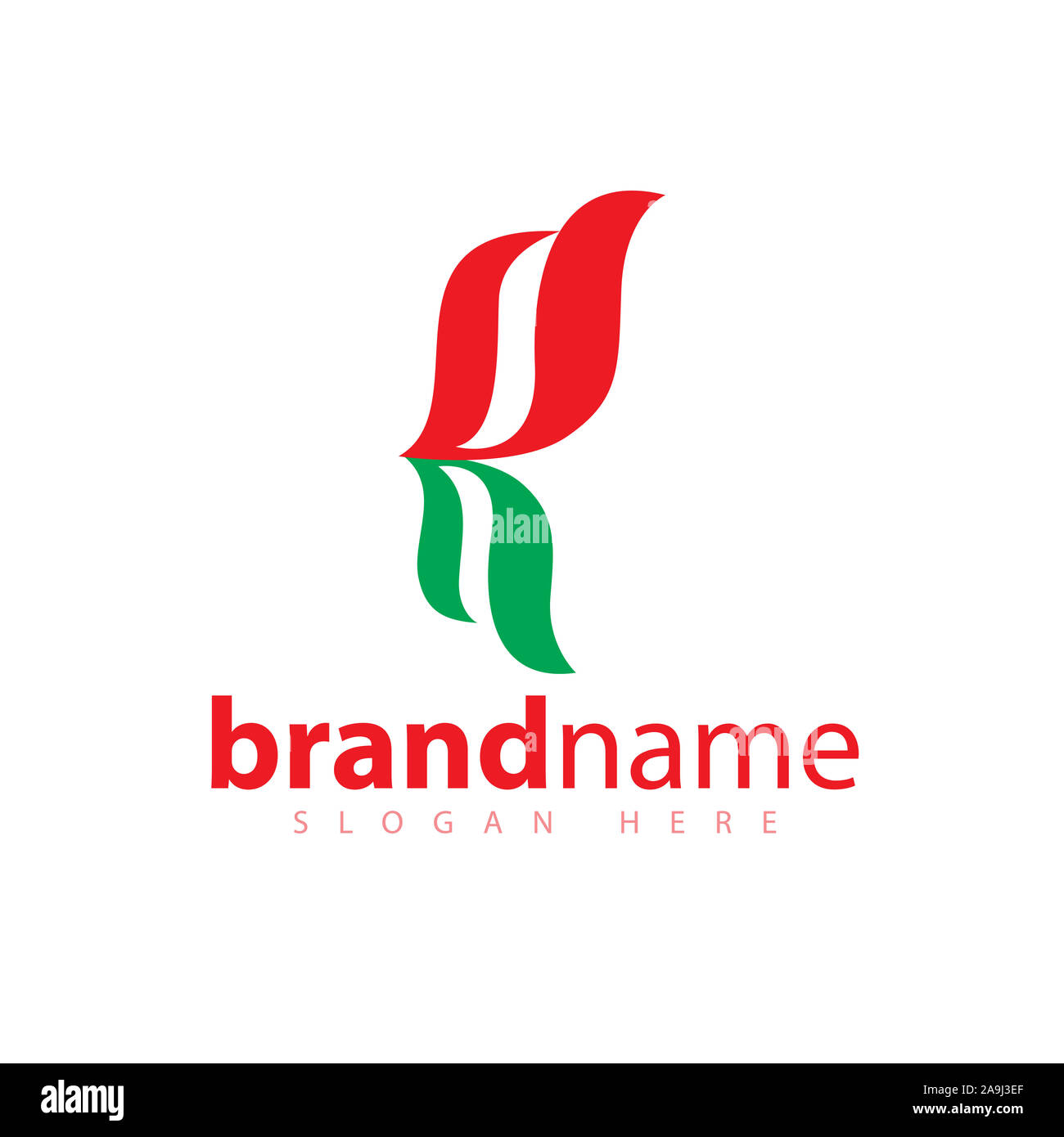 bracket abstract logo template stock template Stock Photo - Alamy