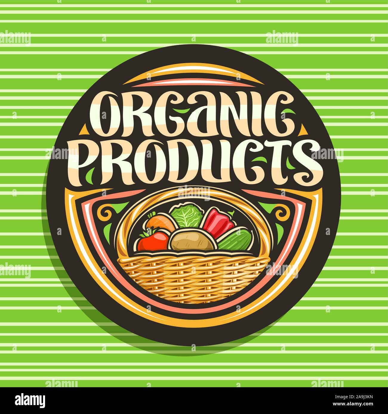 Crop logo Stock Vector Images - Alamy