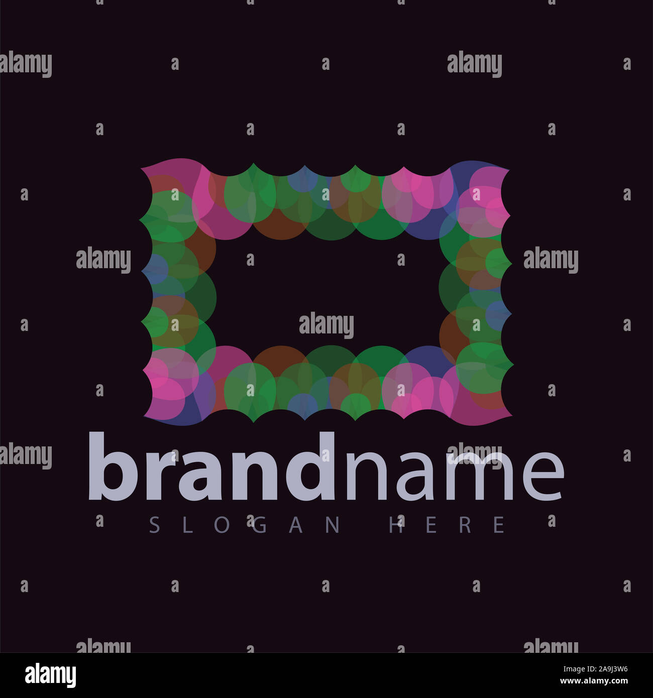 Logo vector swirl hi-res stock photography and images - Alamy