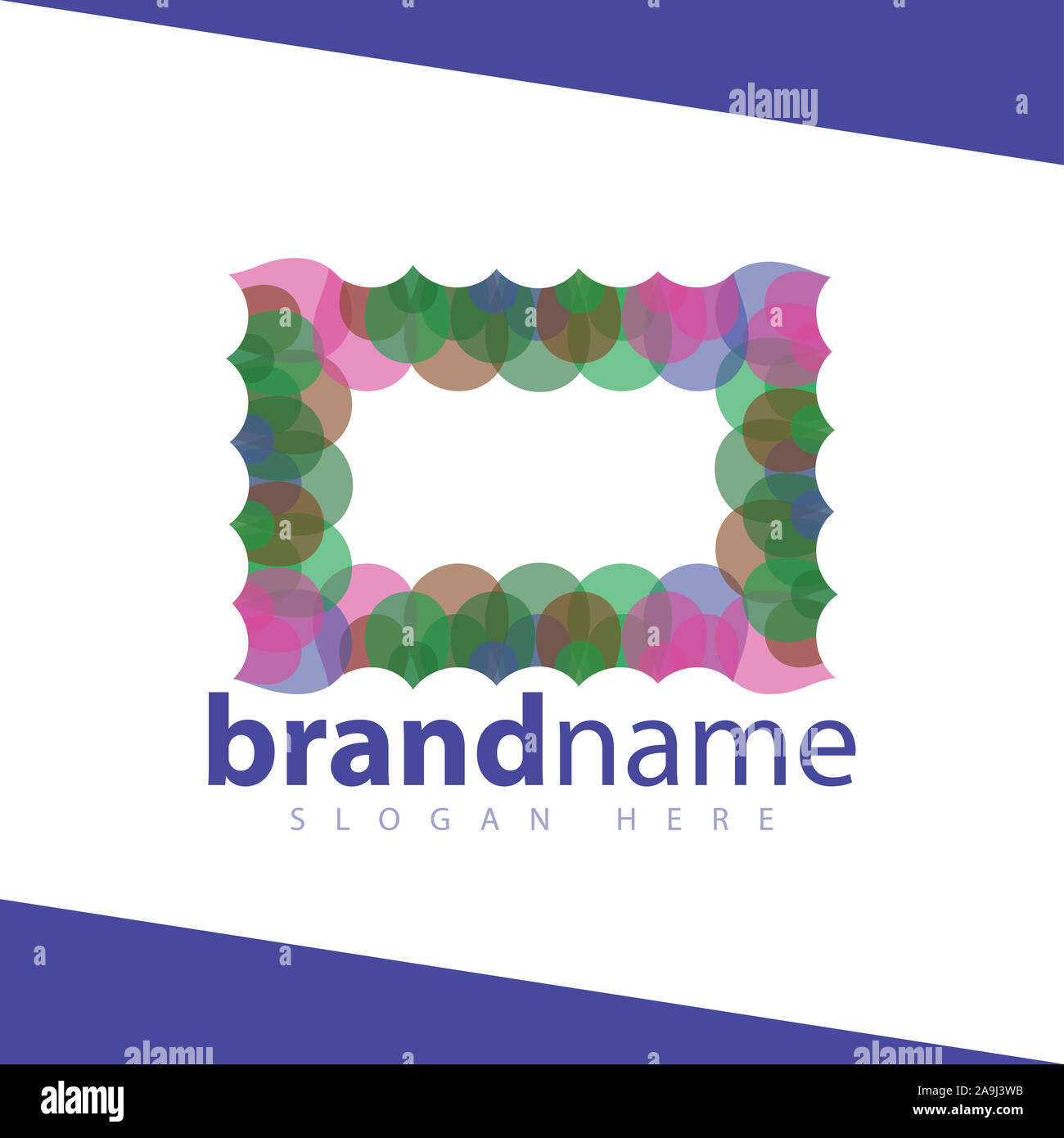 Logo vector swirl hi-res stock photography and images - Alamy