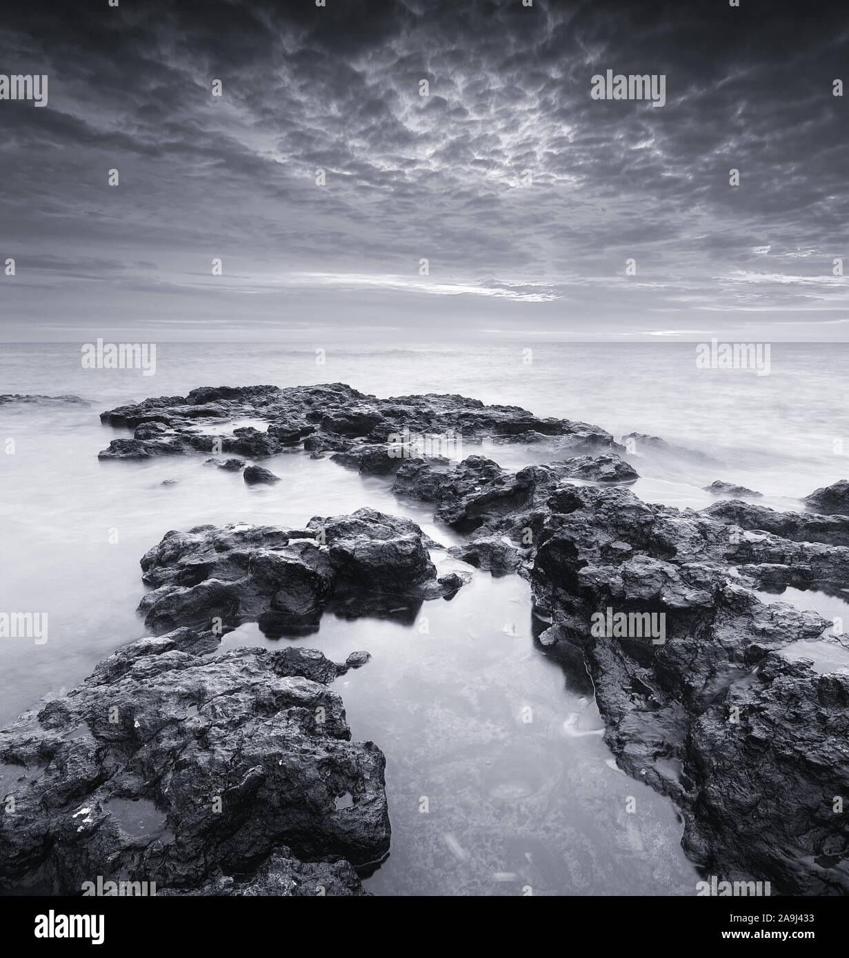 Beautiful seascape. Composition of nature Stock Photo - Alamy