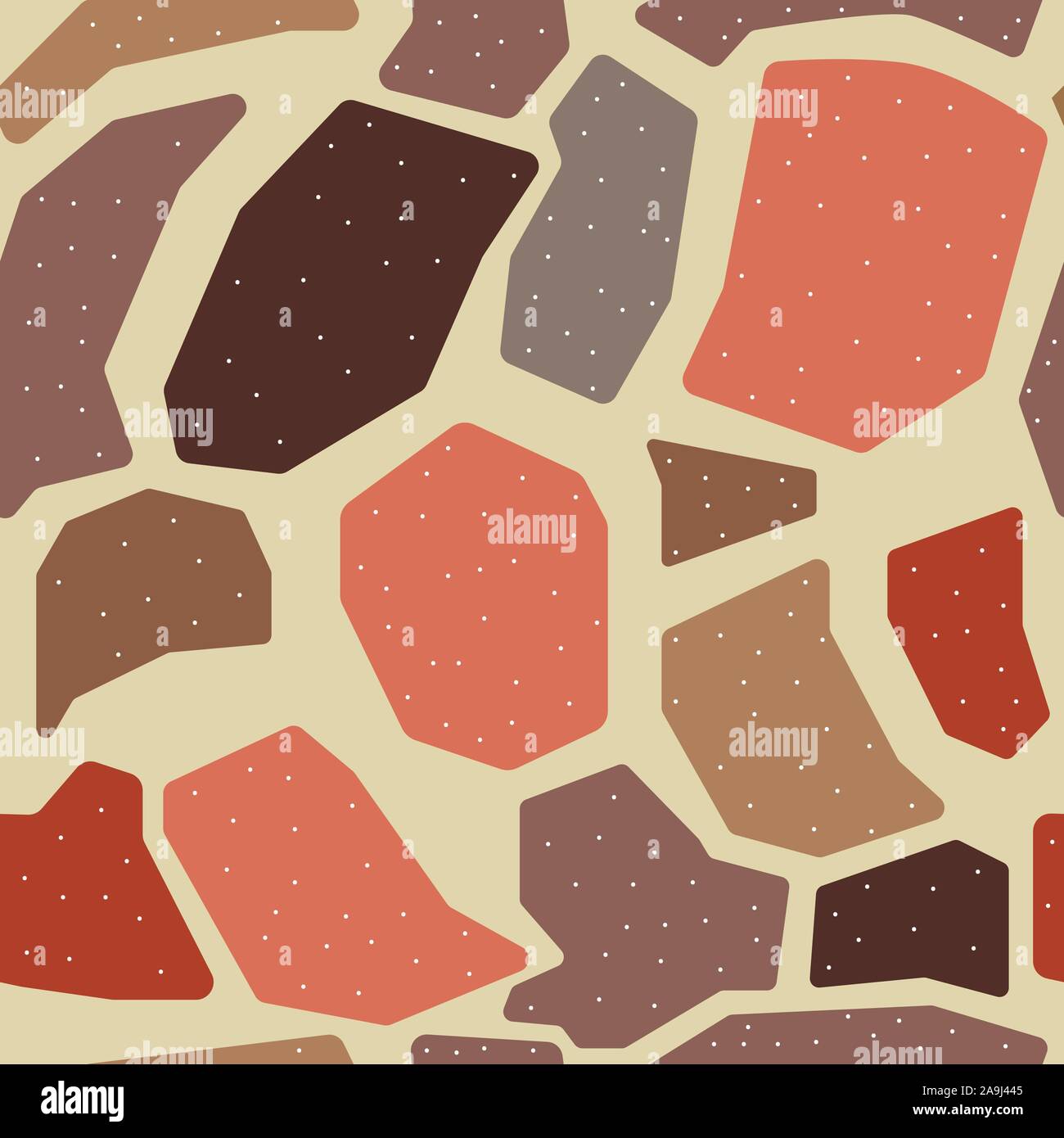 Cute Seamless Scandinavian Terracotta Pattern in modern colours. Modern ...