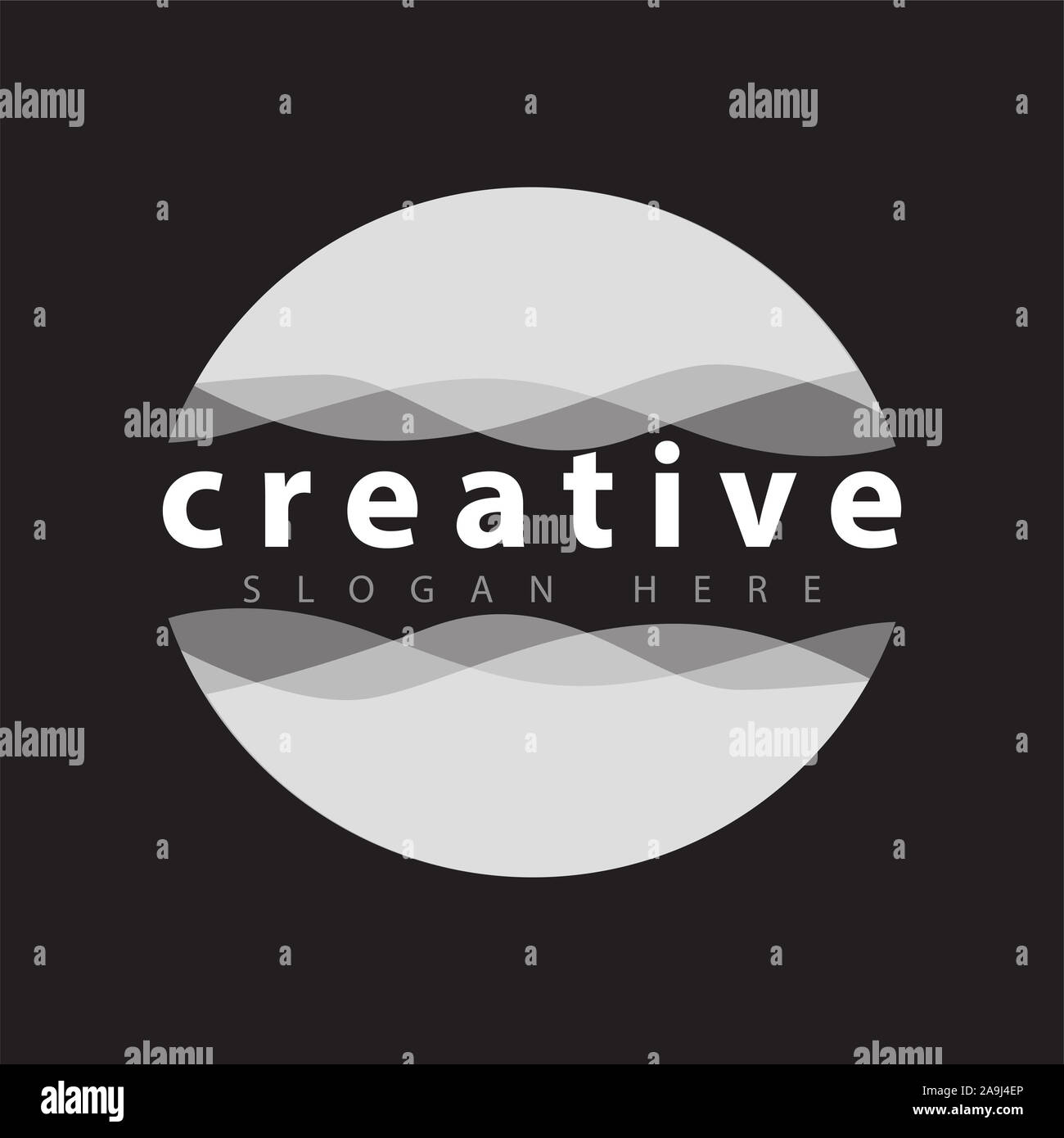 Wave ocean abstract icon logo vector hi-res stock photography and ...