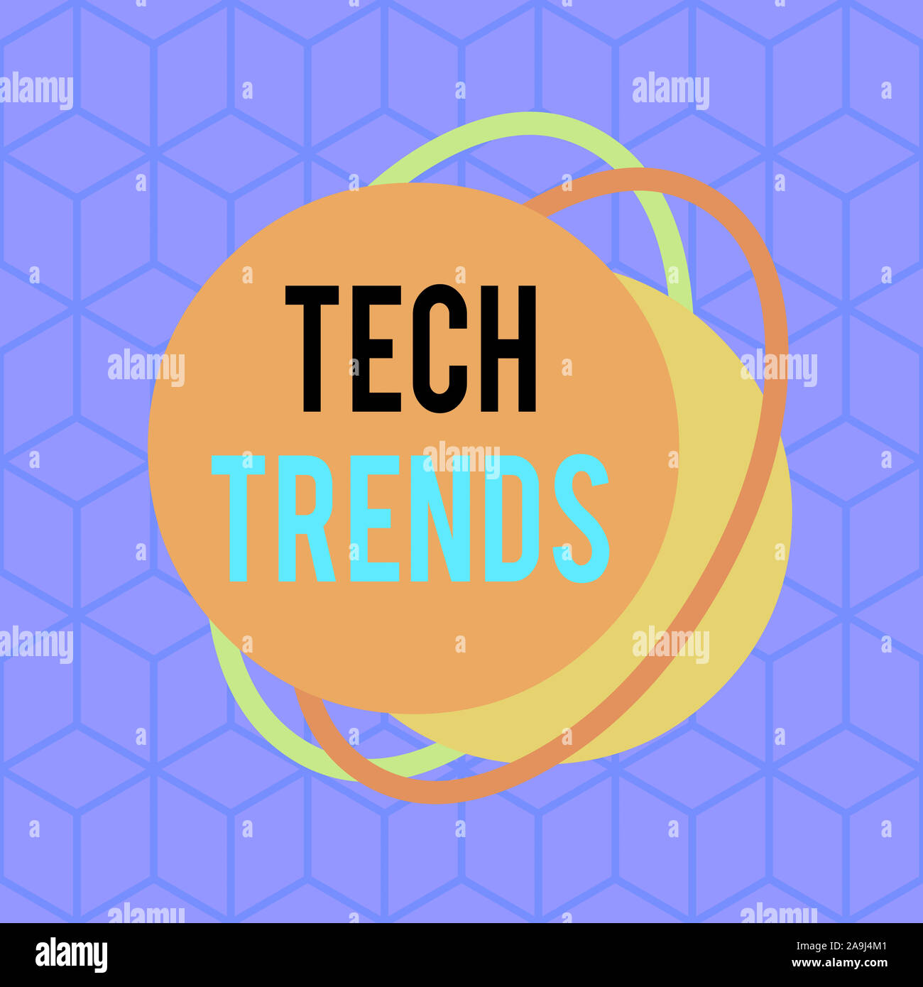 Conceptual hand writing showing Tech Trends. Concept meaning technology that is recently ...