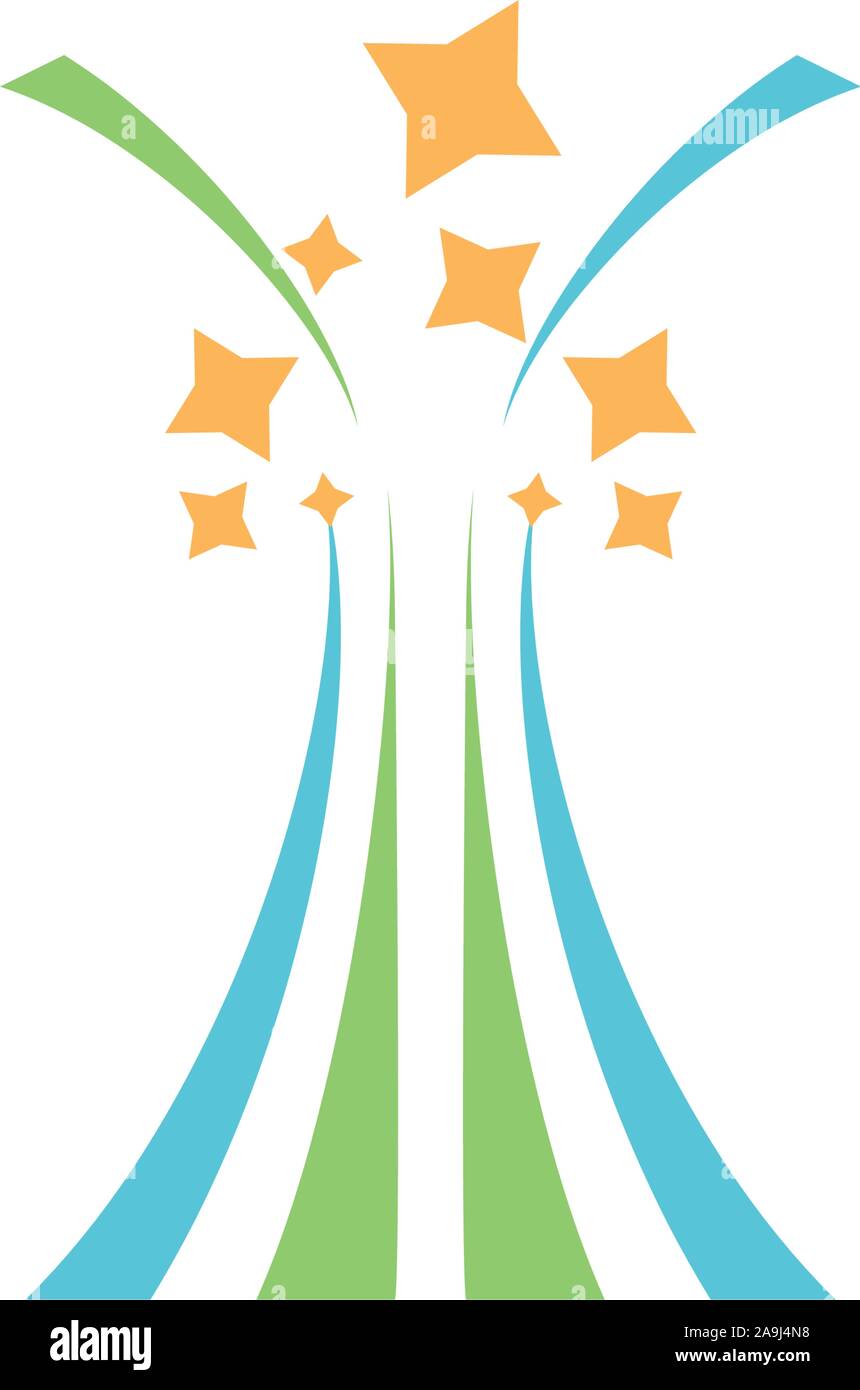 firework explosion on white background vector illustration design Stock ...