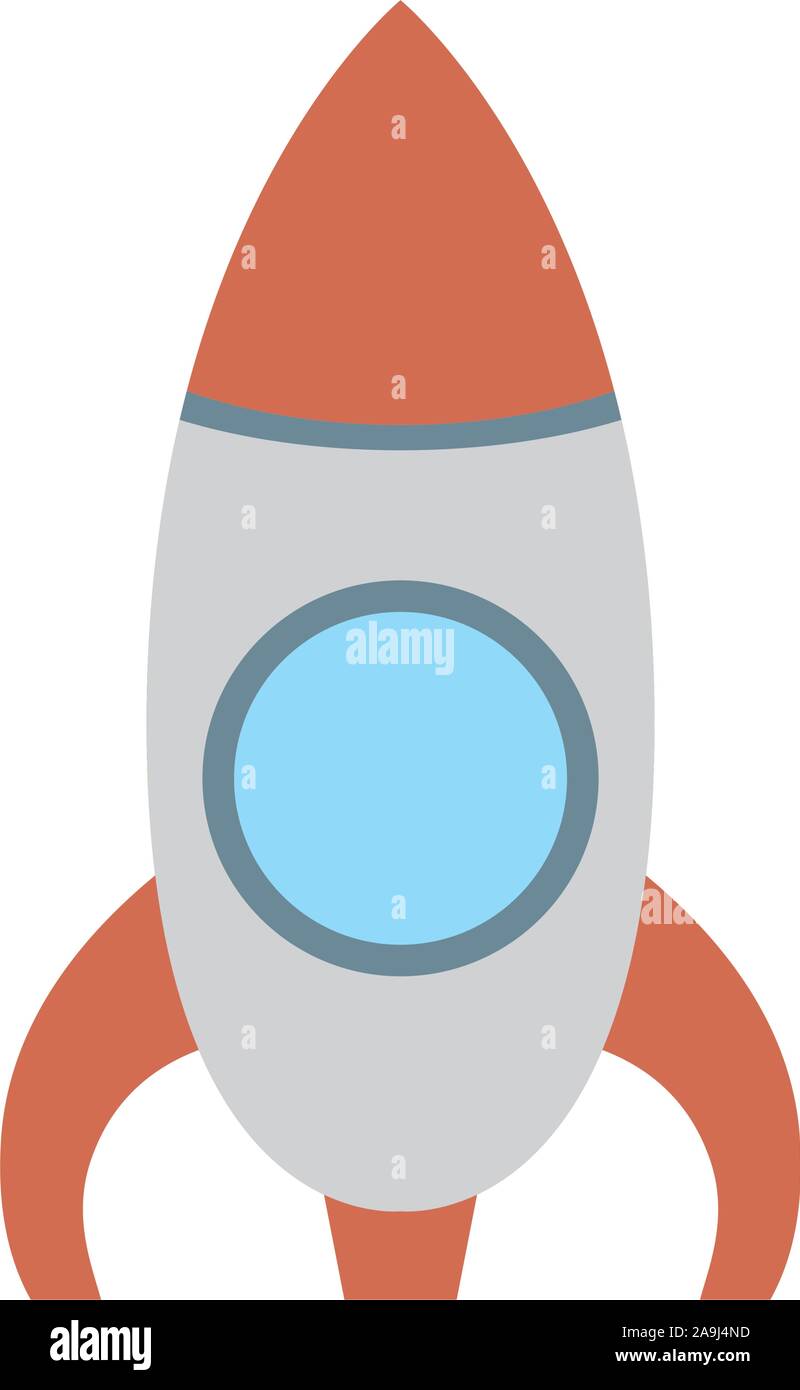 rocket launcher cute baby toy isolated icon Stock Vector Image & Art ...