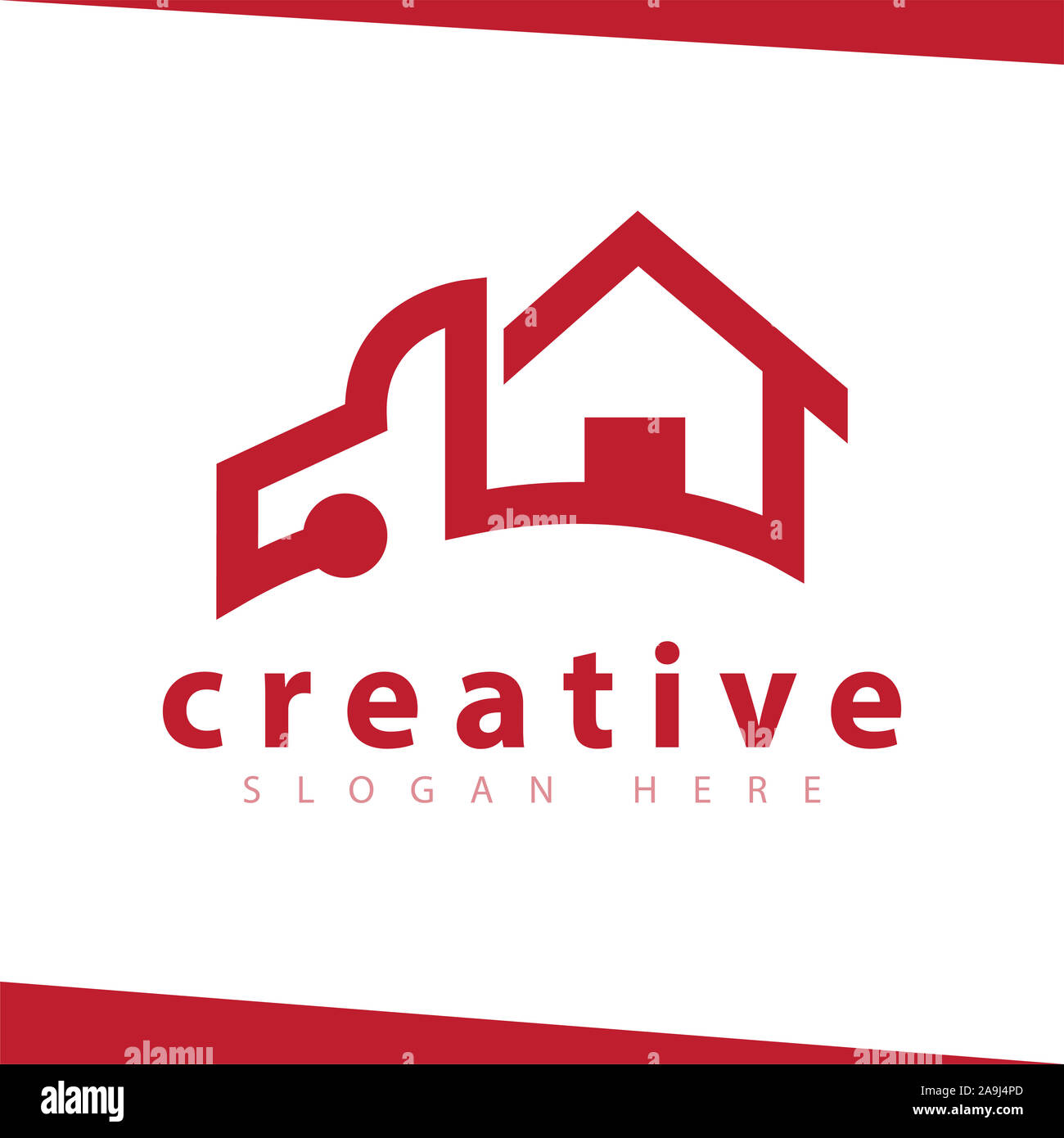 Home Car Logo vector Stock Photo - Alamy