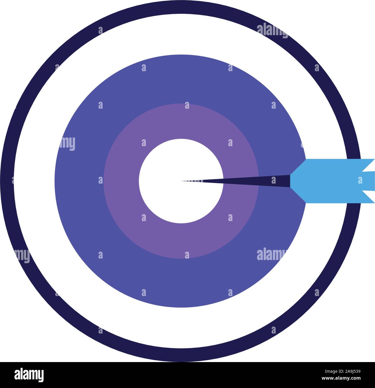 target shooting in white background vector illustration design Stock ...