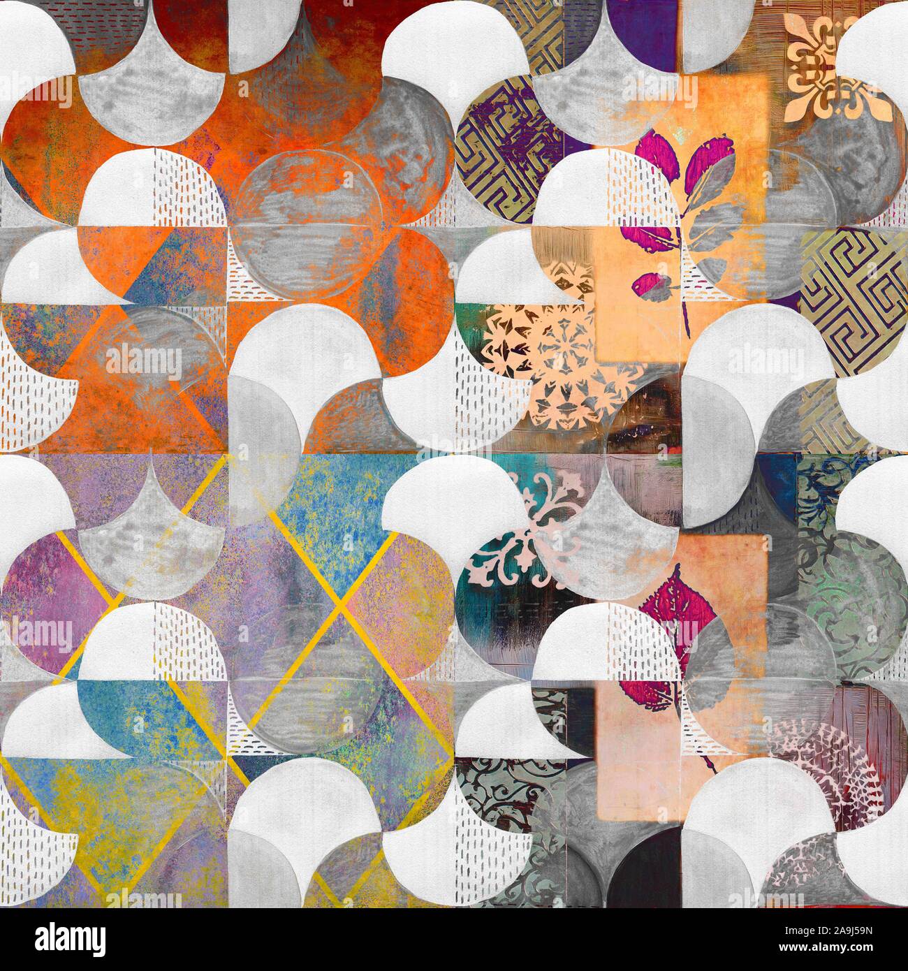 abstract patterns and textile geometric patterns Stock Photo - Alamy