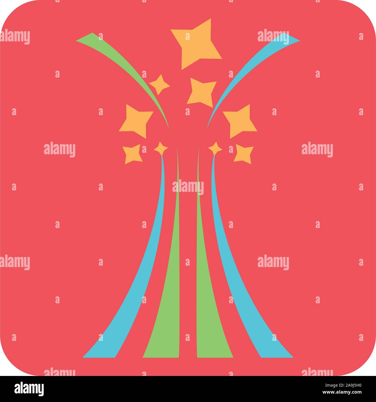 firework explosion on white background vector illustration design Stock ...