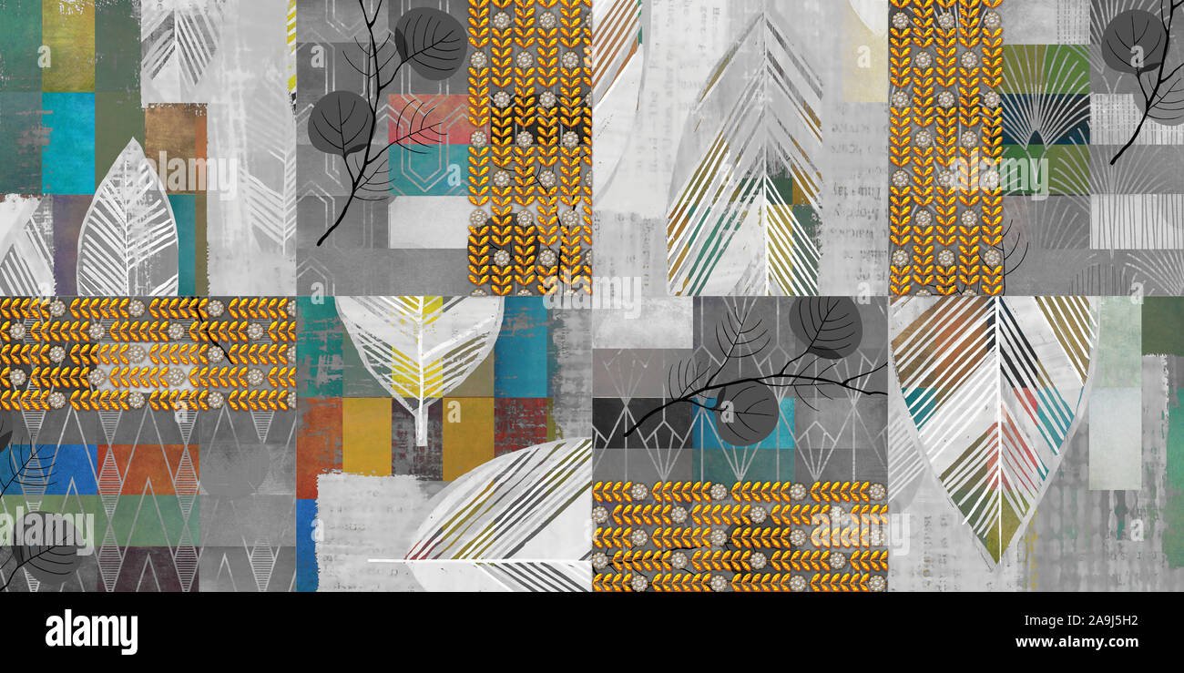 abstract patterns and textile geometric patterns Stock Photo - Alamy