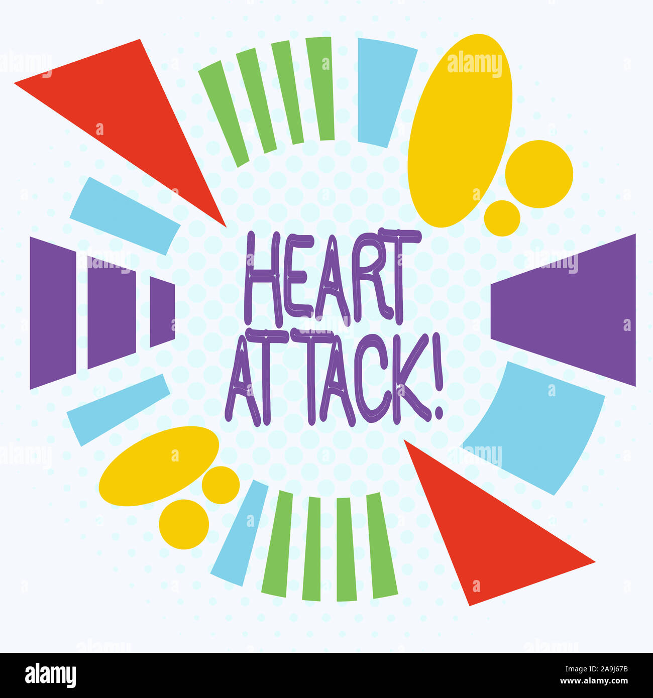 Word writing text Heart Attack. Business photo showcasing sudden ...