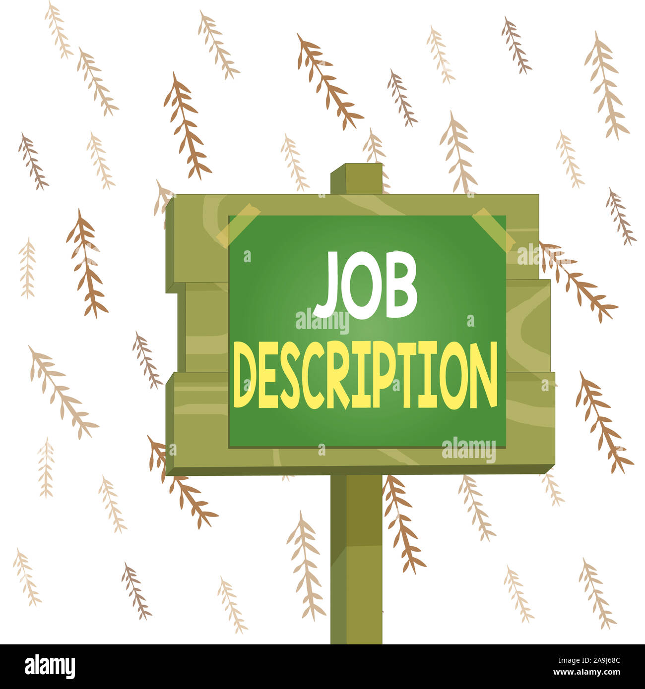 Handwriting text writing Job Description. Conceptual photo a formal ...
