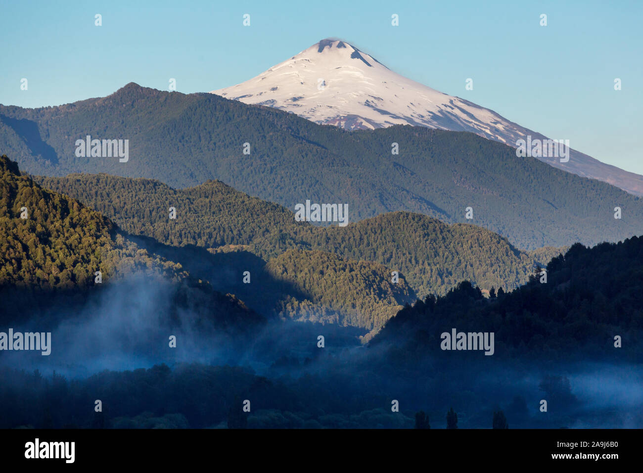 Beautiful volcanic landscapes in Chile, South America Stock Photo - Alamy