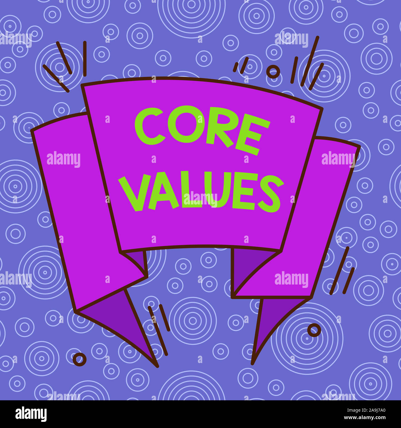 Handwriting text Core Values. Conceptual photo the fundamental beliefs ...